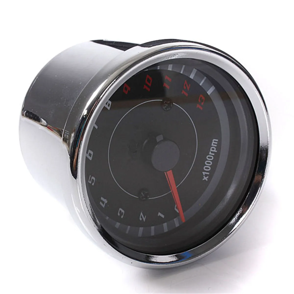 12V-60mm-Silver-Motorcycle-Speedometer-Tachometer-Odometer-Rev-Counter ...