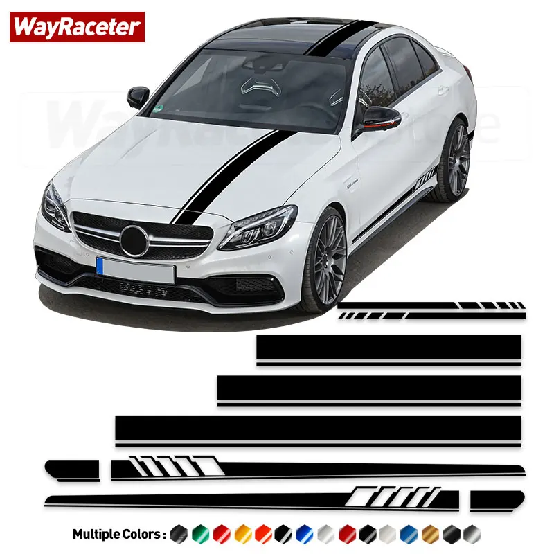 Edition-1-Stripe-Sticker-Door-Side-Hood-Bonnet-Roof-Tail-Vinyl-Decal ...