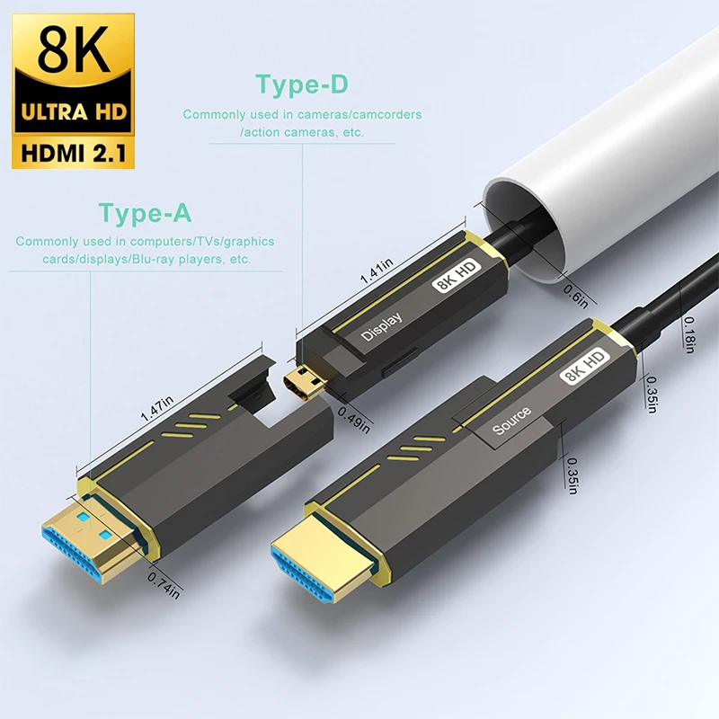 8K-Fiber-Optic-HDMI-2-1-Cable-8K-60Hz-4K-120Hz-Industrial-Grade-Optical ...