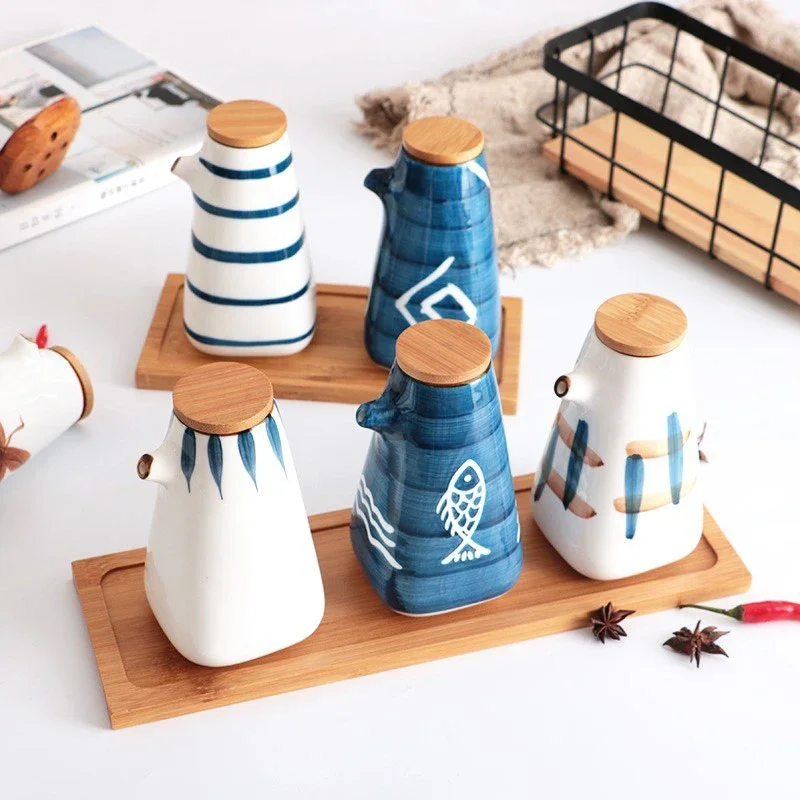 Japanese-Style-Soy-Sauce-Bottle-Vinegar-Cruet-Ceramic-Cooking-Oil ...