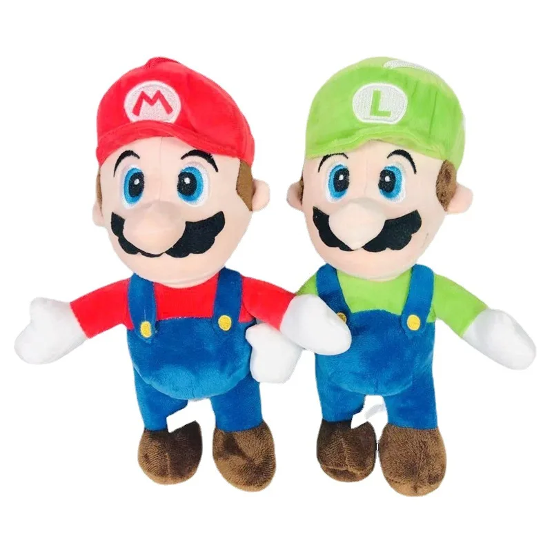 25cm Super Mario Plush Doll Bros Dinosaur Game | Decoration Mario Bros ...