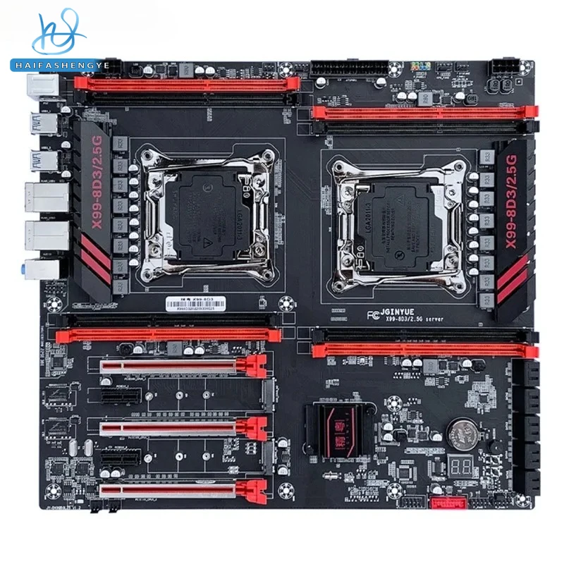 New Jingyue X99 8D3/2.5G Dual-channel Large Board DDR3 Main Board ...