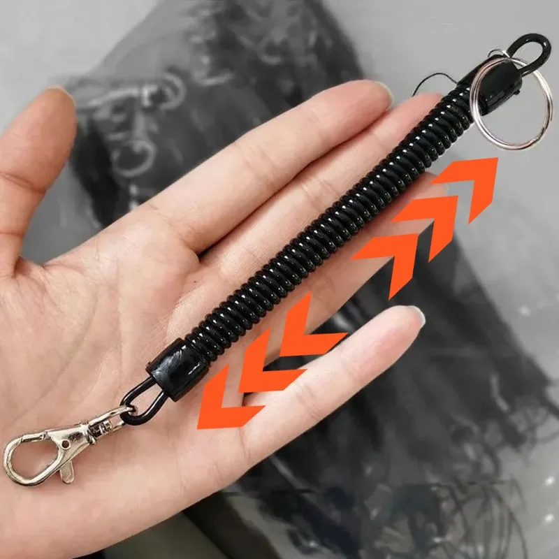 Anti-theft-Telescopic-Spring-Lanyard-Anti-Lost-Wrist-Safety-Tether-for ...