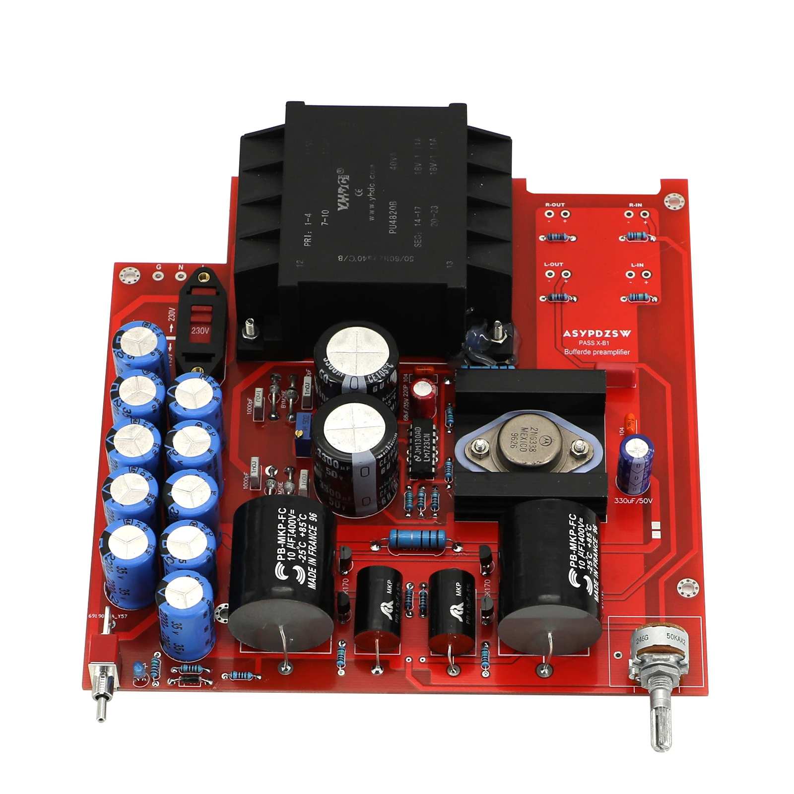 PASS-X-B1-Buffered-preamplifier-Base-on-PASS-B1-BUFFER-Preamp-circu-DIY ...
