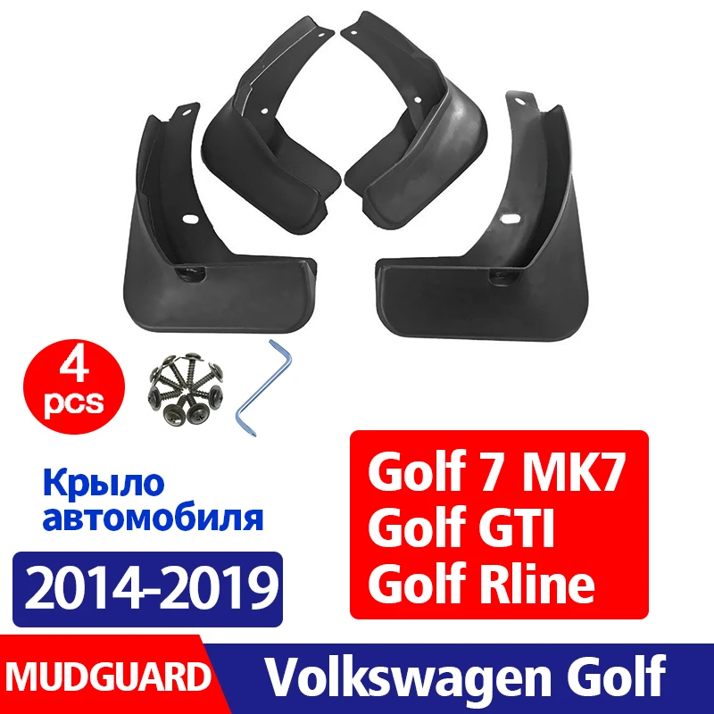 FOR-Volkswagen-VW-Golf-7-MK7-Rline-GTI-Mudguards-Fender-Mudflaps-Car ...