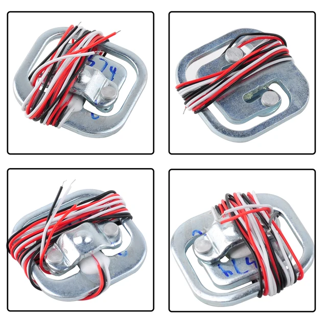 100 G Load Cell 4-Pack 50kg Load Cell Sensors + HX711 Amplifier Module ...