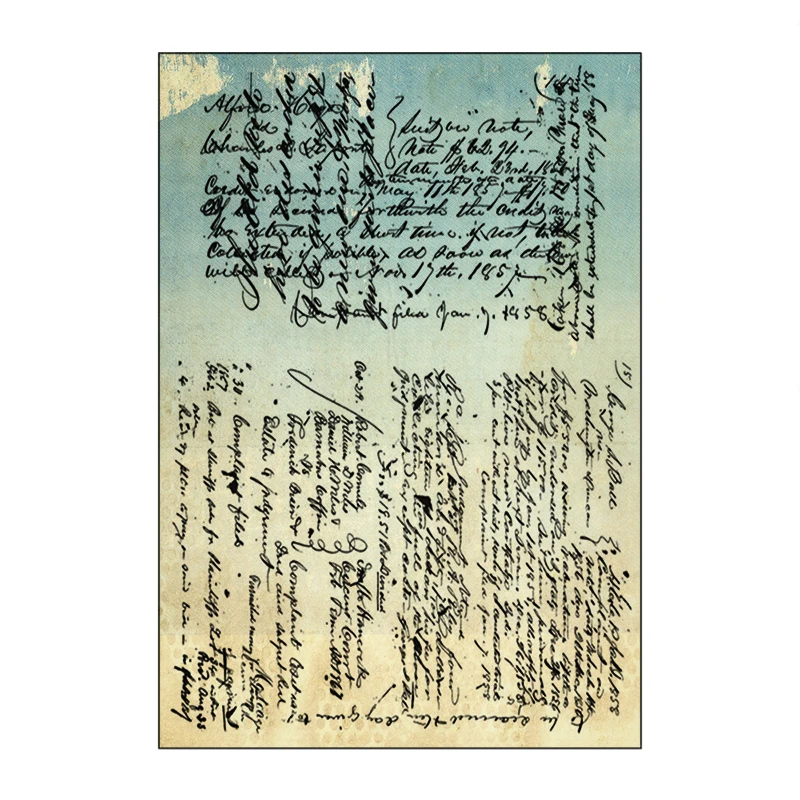 Script Background Stamp