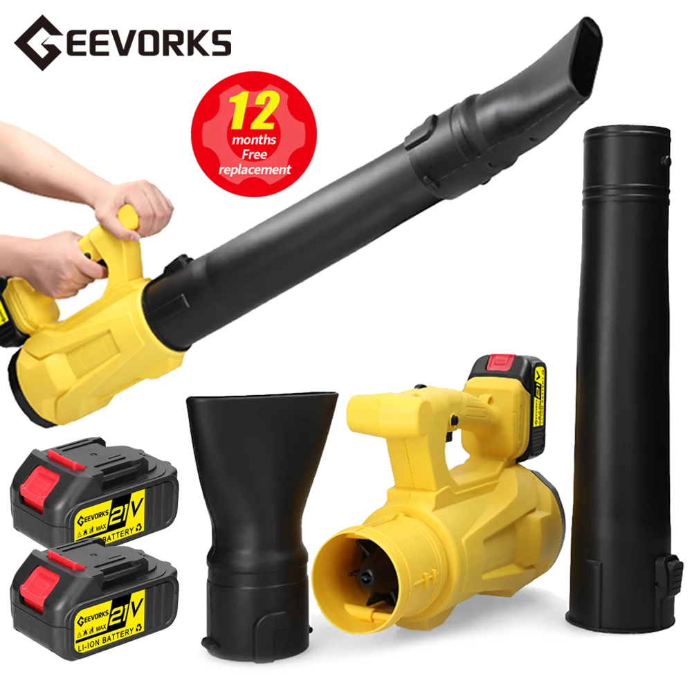 Geevorks-Electric-Blower-2000W-6-Speed-1300mah-Rechargeable-Blower ...