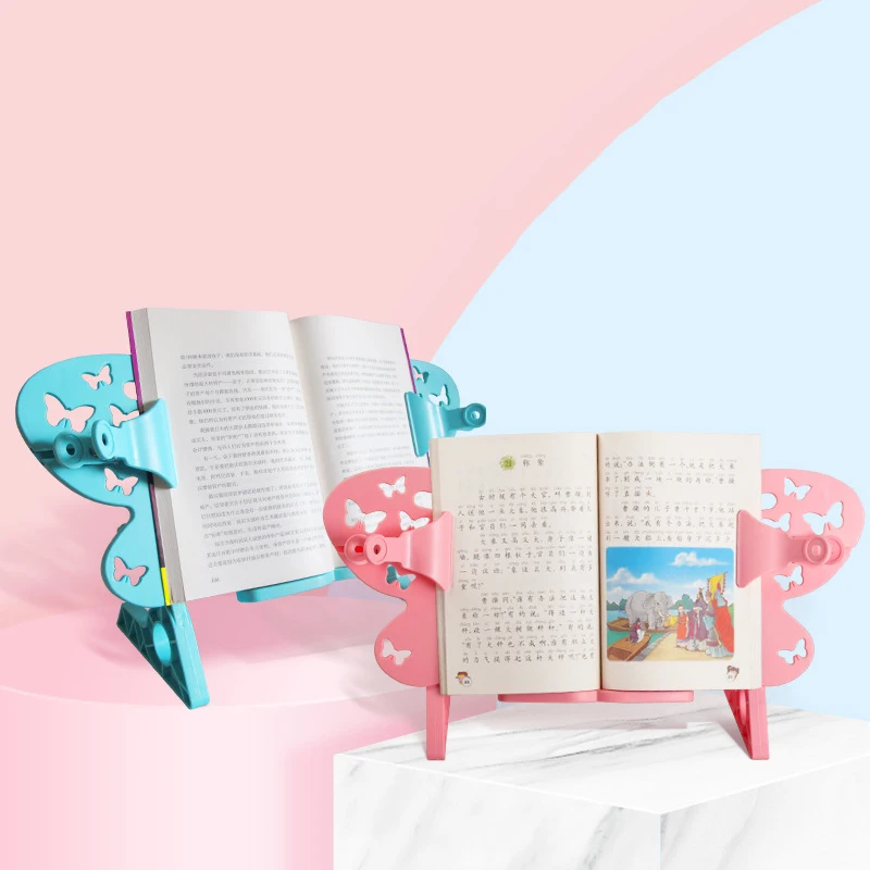 Adjustable Creative Portable Steel Book Document Butterfly Stand ...