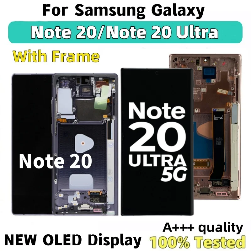 Pantalla OLED Note 20 N980 N981 para Samsung Galaxy 5G Note 20 Ultra ...