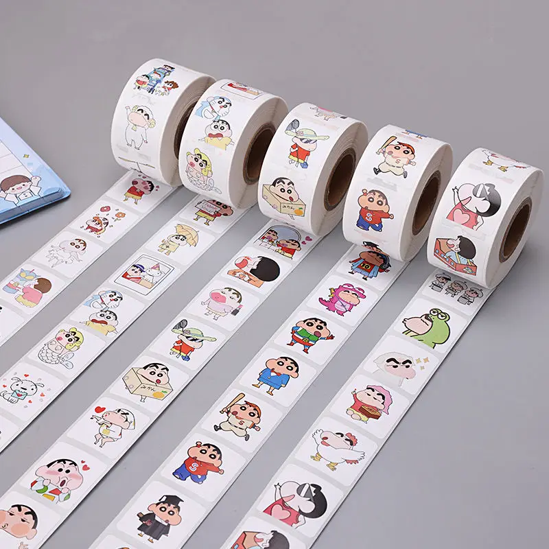 New-Cute-Cartoon-Bandai-Crayon-Shin-Chan-Kawaii-Stickers-Anime-Emotion ...