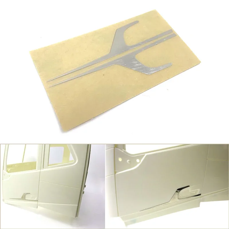 Door Handle Decorative Metal Stickers for 1/14 Tamiya RC Truck Trailer ...