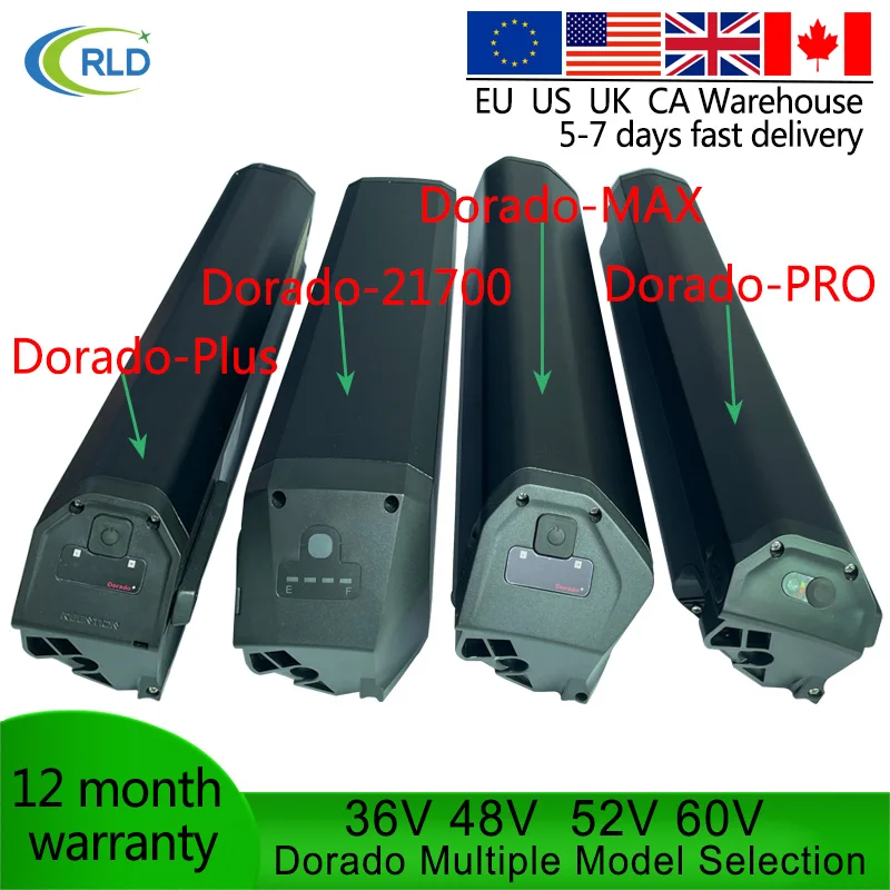 Reention dorado 48v electric bike battery 36V 52V 60V plus Max Pro ...