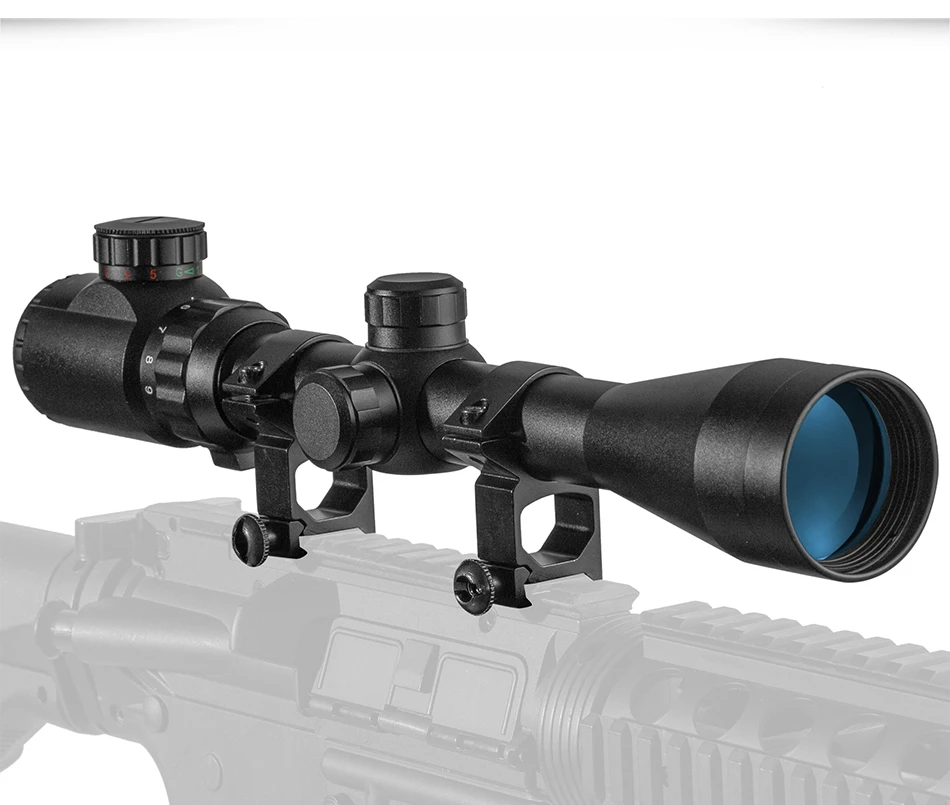 Fire Wolf 3-9x40 EG Riflescope Hunting Scope Outdoor Reticle Sight ...