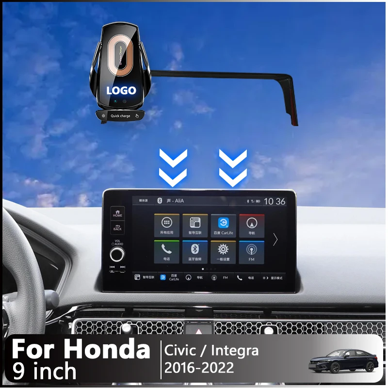 For-Honda-Civic-Integra-2016-2022-Car-Phone-QI-Wireless-Charging ...