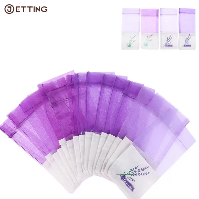 10Pc-Portable-Flowers-Printing-Beautiful-Fragrance-Lavender-Sachet-Bag ...