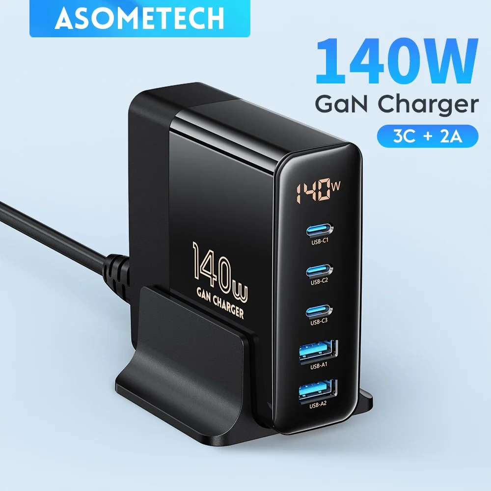 140W GaN Charger PPS Fast Charger for Samsung S22 S21 USB Type C ...