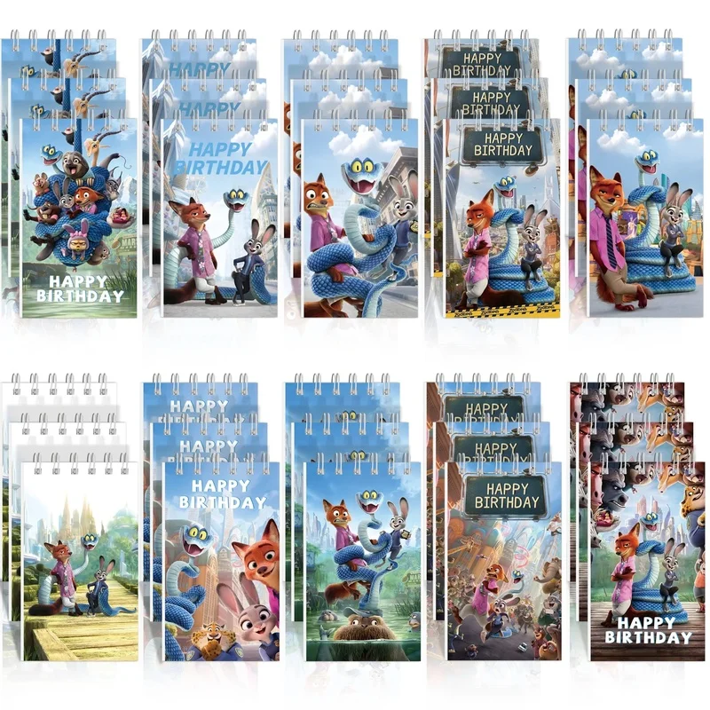 Disney Zootopia 2 Spiral Book Coil Notebook Zootropolis Journal Diary ...