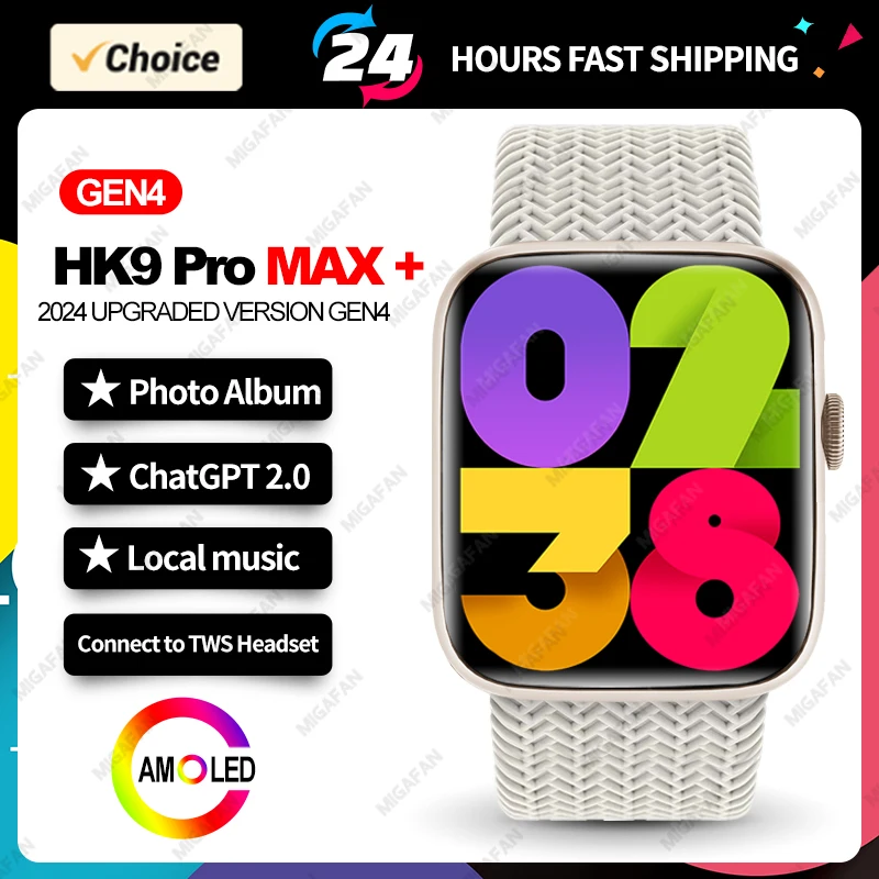 HK9-Pro-Max-Plus-Gen4-AMOLED-Smartwatch-para-homens-e-mulheres-rel-gio ...
