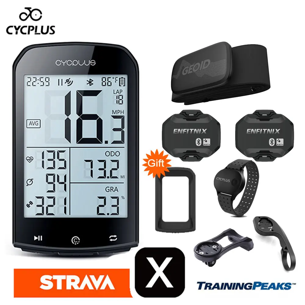 CYCPLUS-M1-GPS-Bicycle-Computer-Bike-Speedometer-Cycling-ANT-Cadence ...