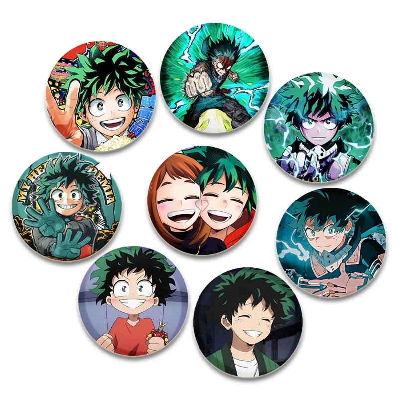 Alfileres-de-My-Hero-Academia-de-Anime-insignia-de-dibujos-animados ...