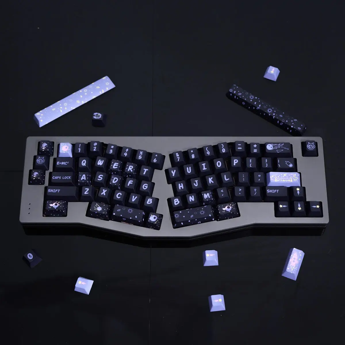 Keycap-Tema-Space-Dyssey-GMK-152-Keycaps-Conjunto-completo-PBT-Dye-Sub ...