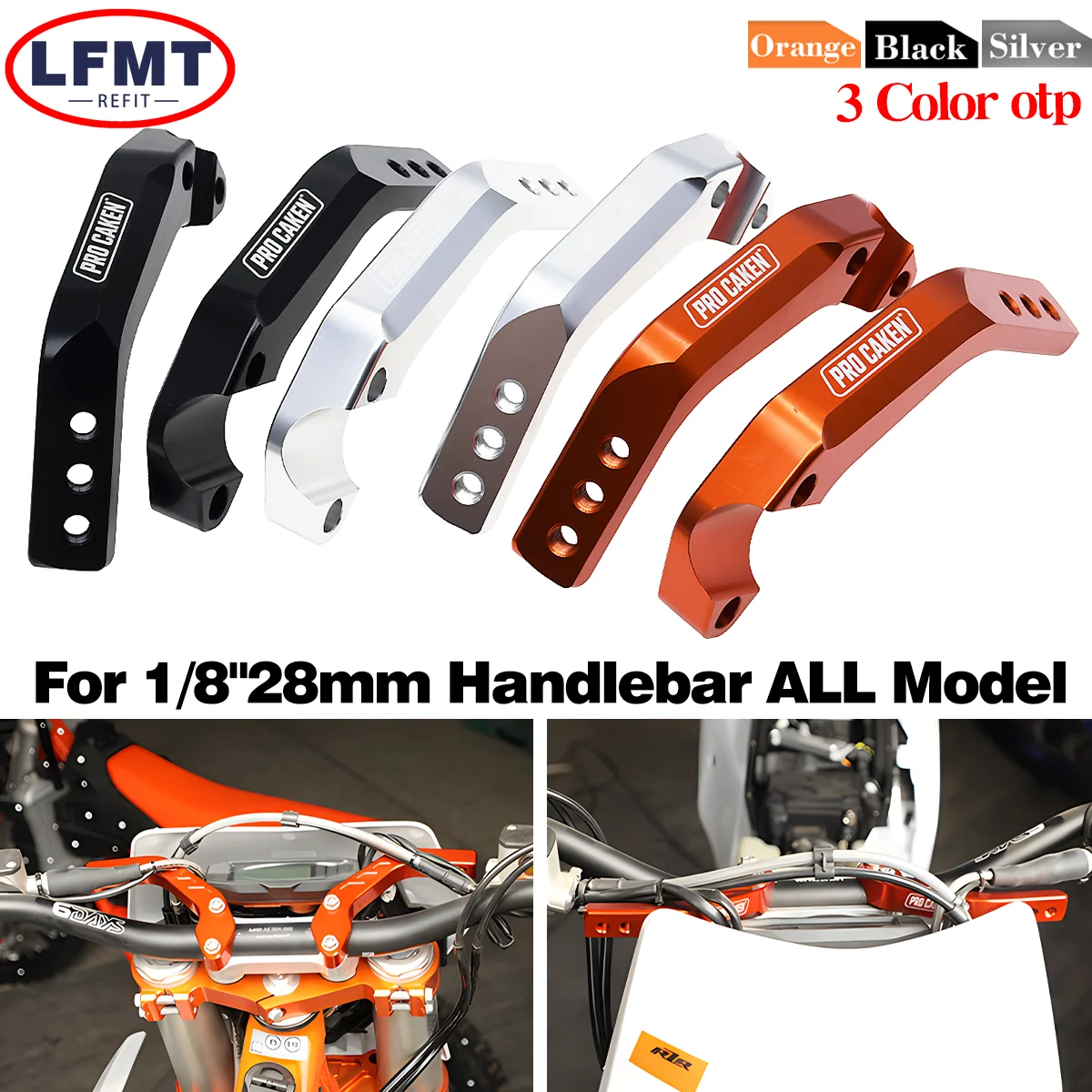 Motorcycle 1/8"28mm Handguards Bracket Handlebar Protection Cover For ...