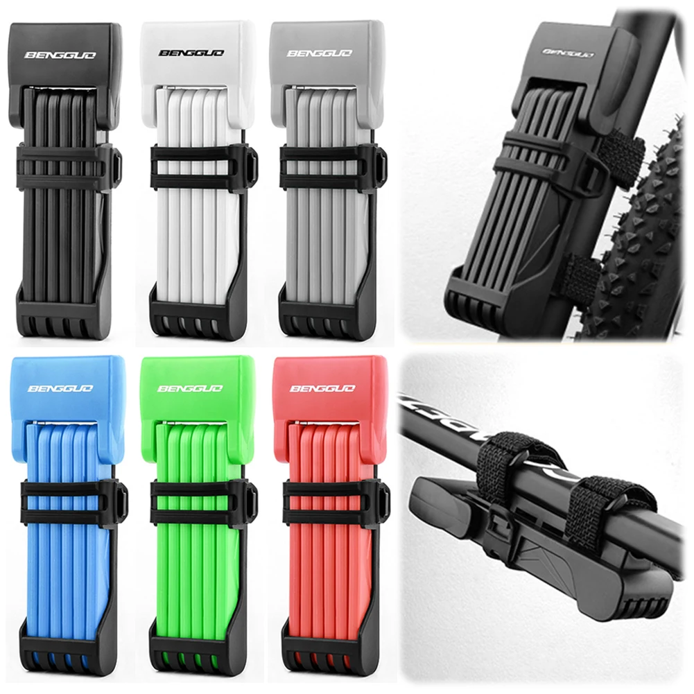 Bicycle-Foldable-Lock-High-Security-Electric-Bike-Chain-Lock-Anti-Theft ...