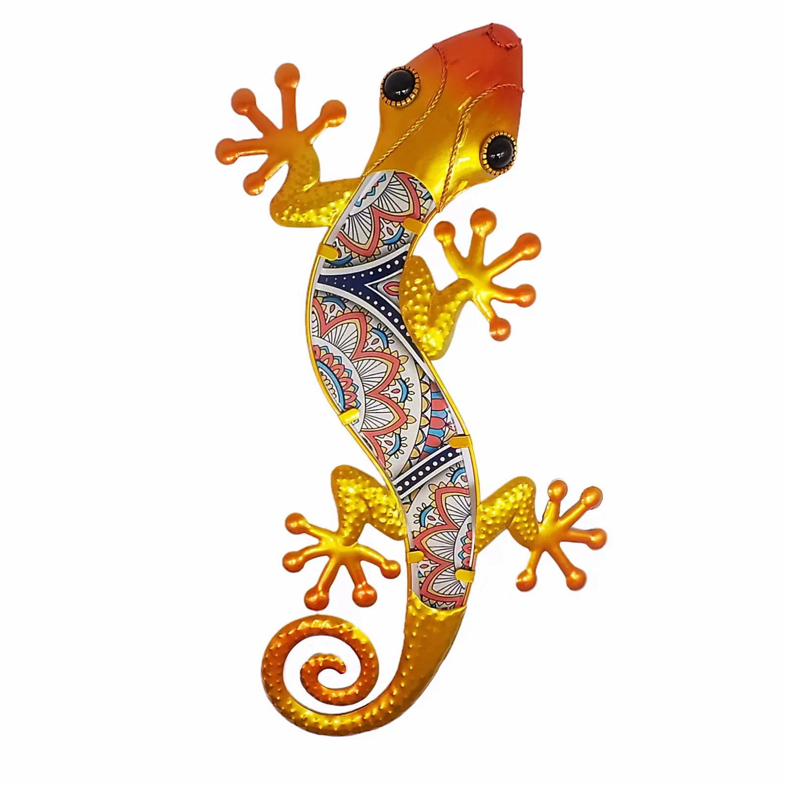Metal Statues Ornaments | Gecko Decoration | Lizard Sculpture ...