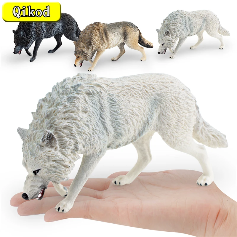 New-High-Quality-Classic-Savage-Wild-Wolves-Animals-Model-Action ...