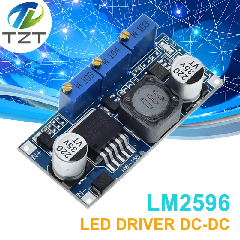 Lm2596-led-driver-DC-DC-step-down-ajust-vel-cc-cv-fonte-de-alimenta-o ...
