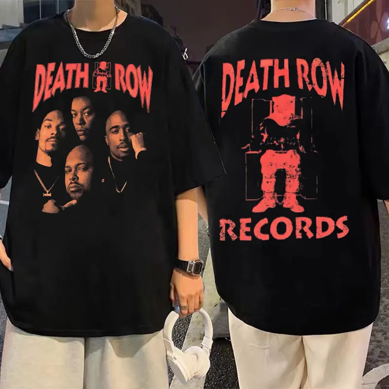 Death-Row-Records-Double-Sided-Graphic-Tshirt-Men-Women-Hip-Hop-Style-T ...