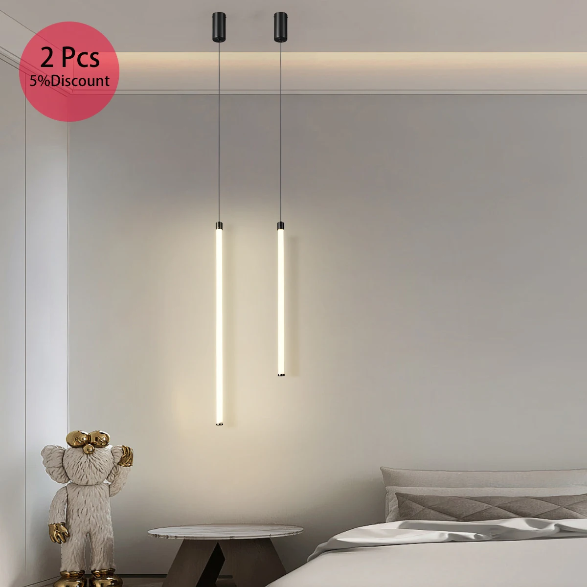 Modern-Led-Pendant-Light-Bedroom-Bedside-Table-Hanging-Lights-Living ...