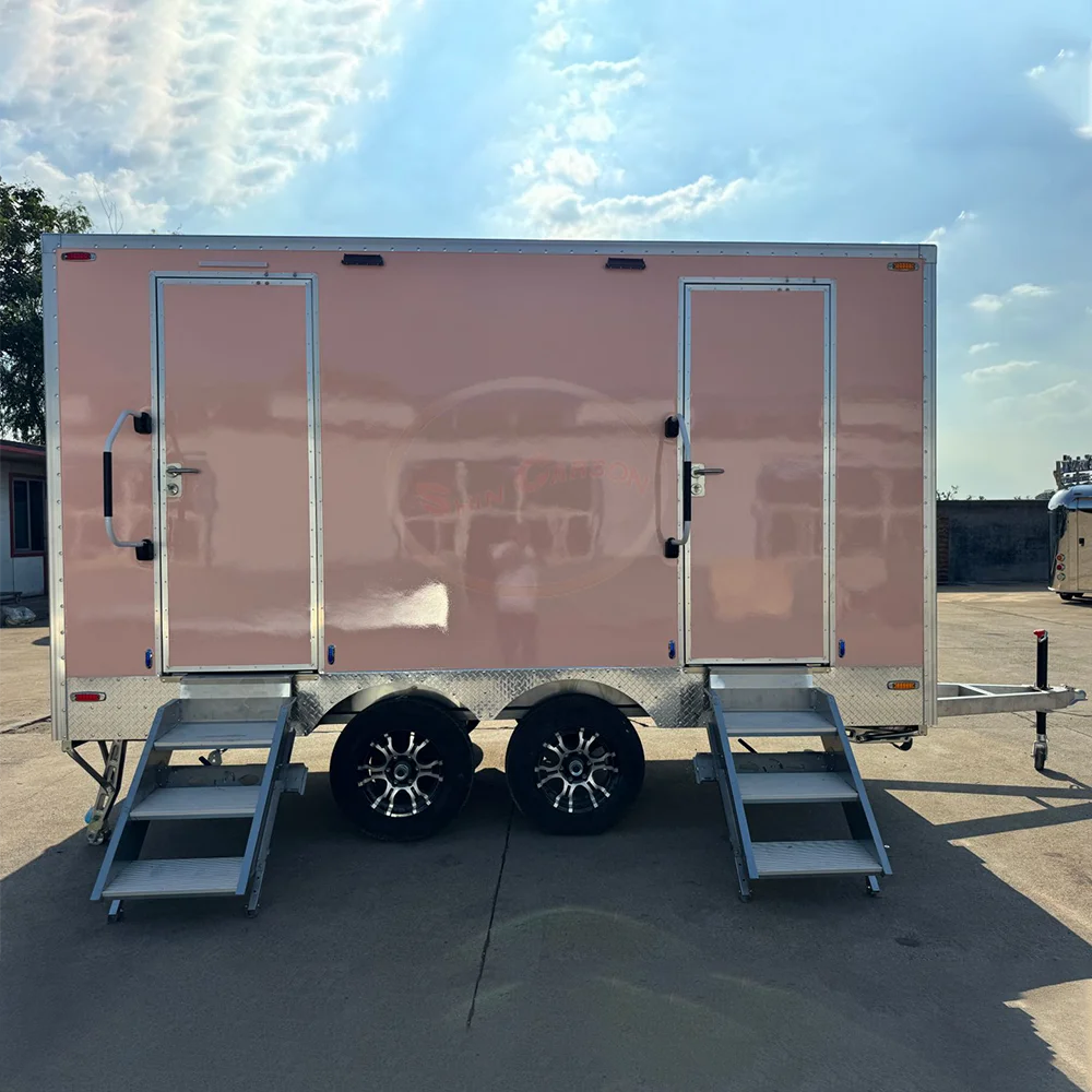Portable Restroom Trailer Toilet Trailer Customized Portable Bathroom ...