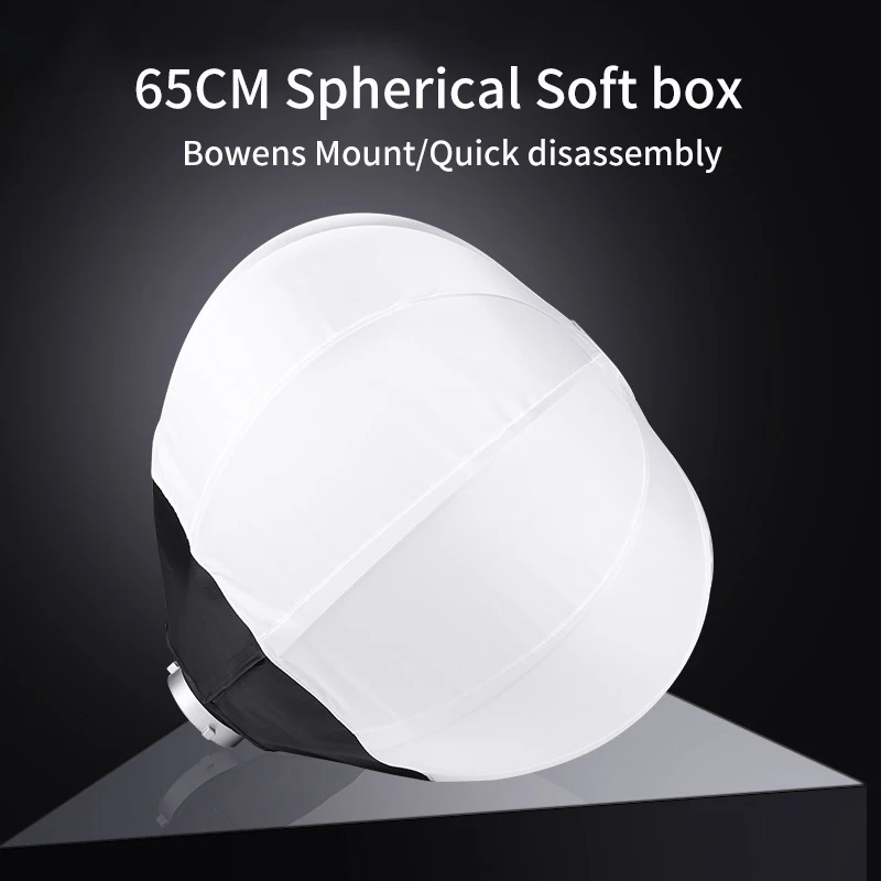 SHIYAN-65cm-Spherical-shape-Bowens-Mount-Softbox-Quick-Ball-Diffuser ...