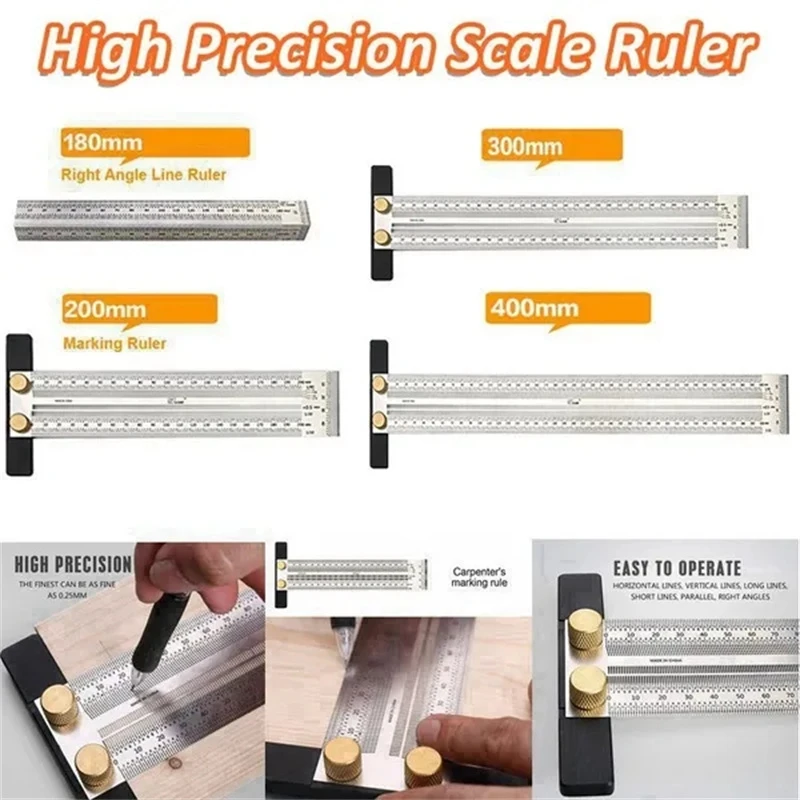 Stainless Steel Mark Line Gauge Carpenter | Stainless Steel Right Angle ...