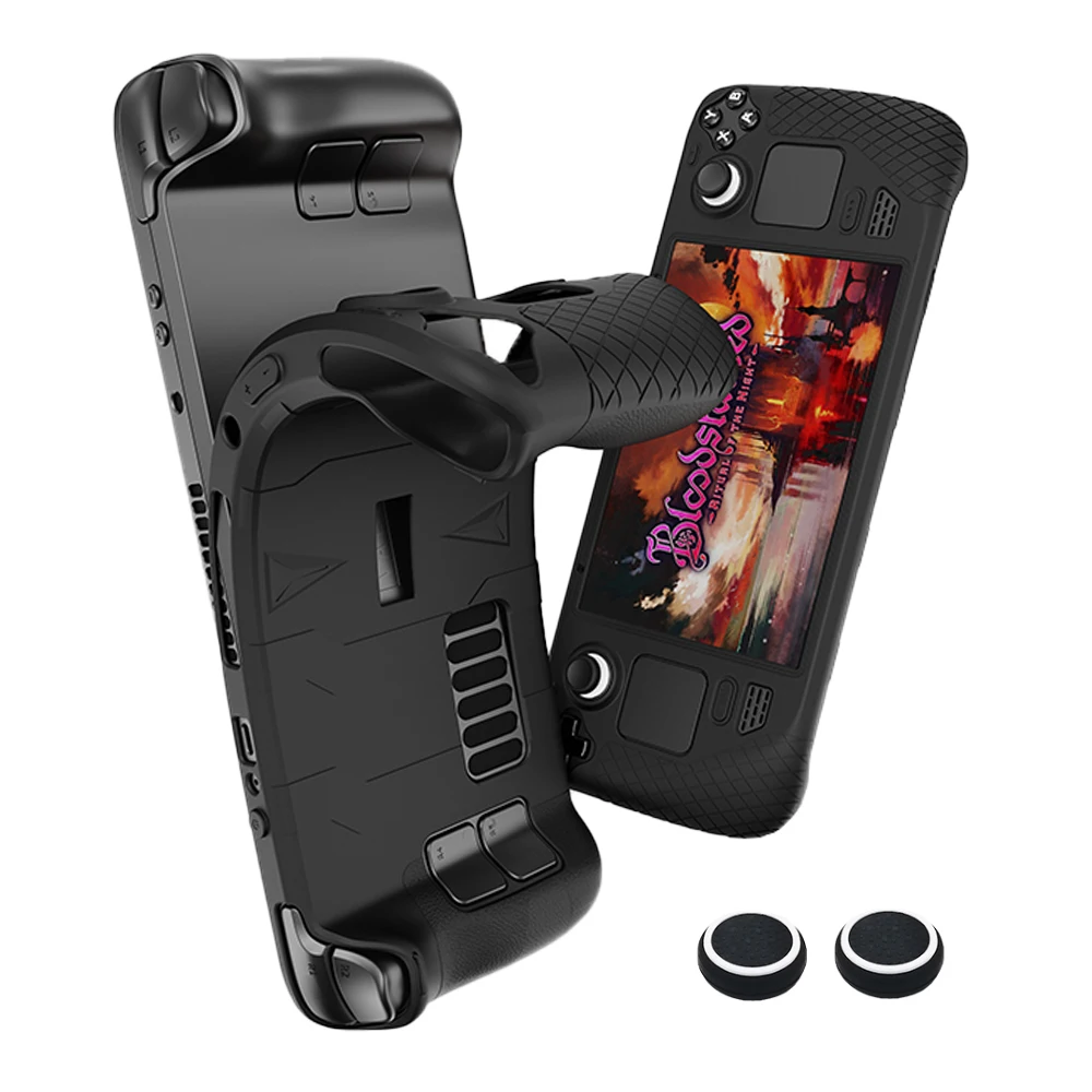 Protective-Case-for-Steam-Deck-TPU-Soft-Cover-with-Stand-2-Thumb-Grips ...