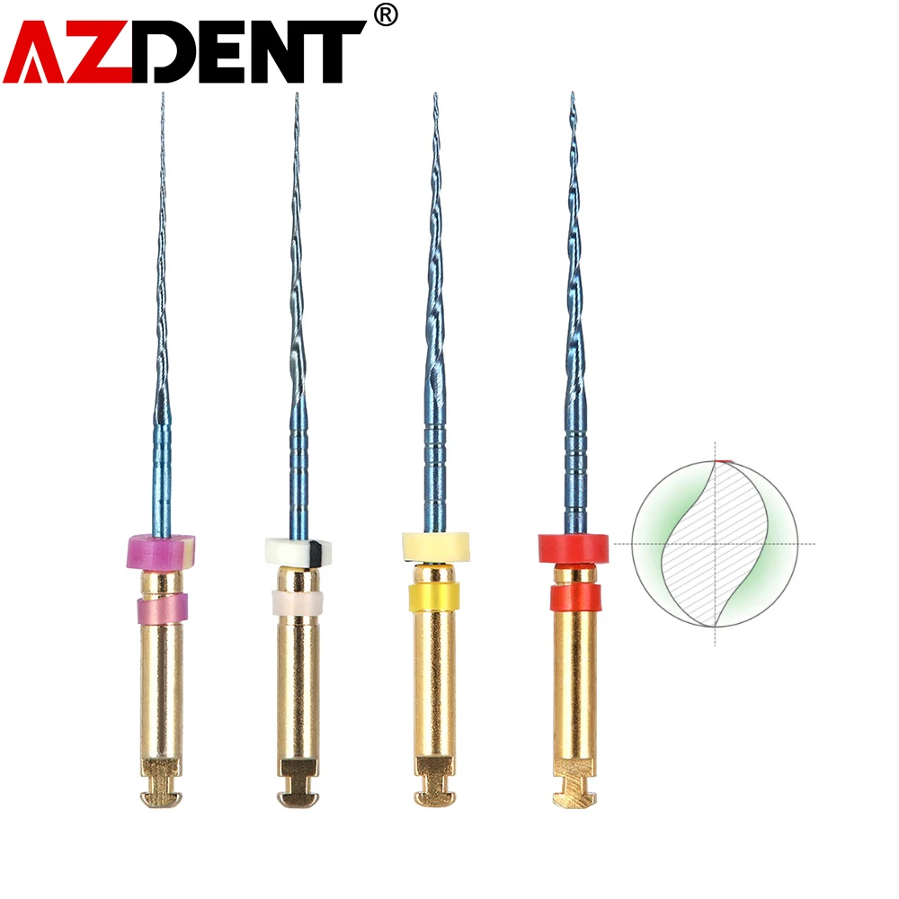 Azdent Engine Use Niti Rotary File Endo Root Canal Instruments ...