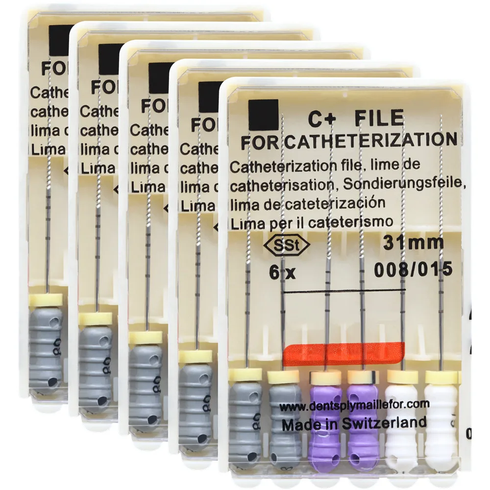 5-Packs-21-25-31mm-Dental-C-FILE-For-Catheterization-Endo-Root-Canal ...