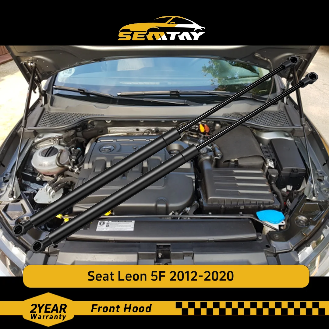 SEMTAY Hood Struts for Seat Leon 5F 2012-2020 Bonnet Lift Assist Spring ...