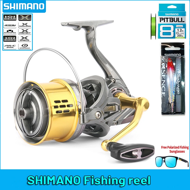 Original Shimano All Metal Long Cast Sea Rod Wheel Line Wheel Sea ...