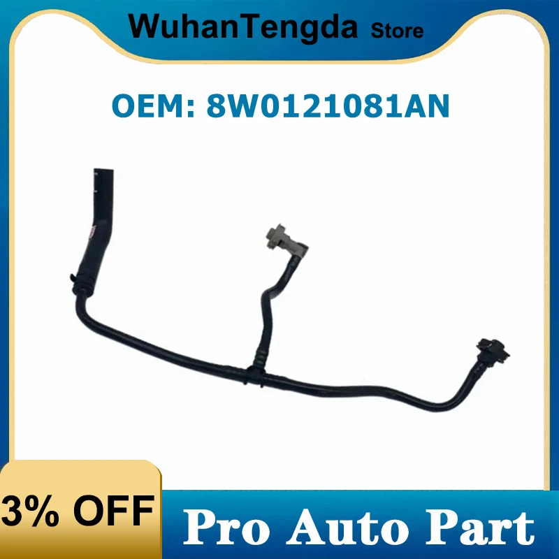 8W0121081AN-Expansion-Tank-Vent-Breather-Hose-for-Audi-A4-8W0-121-081 ...
