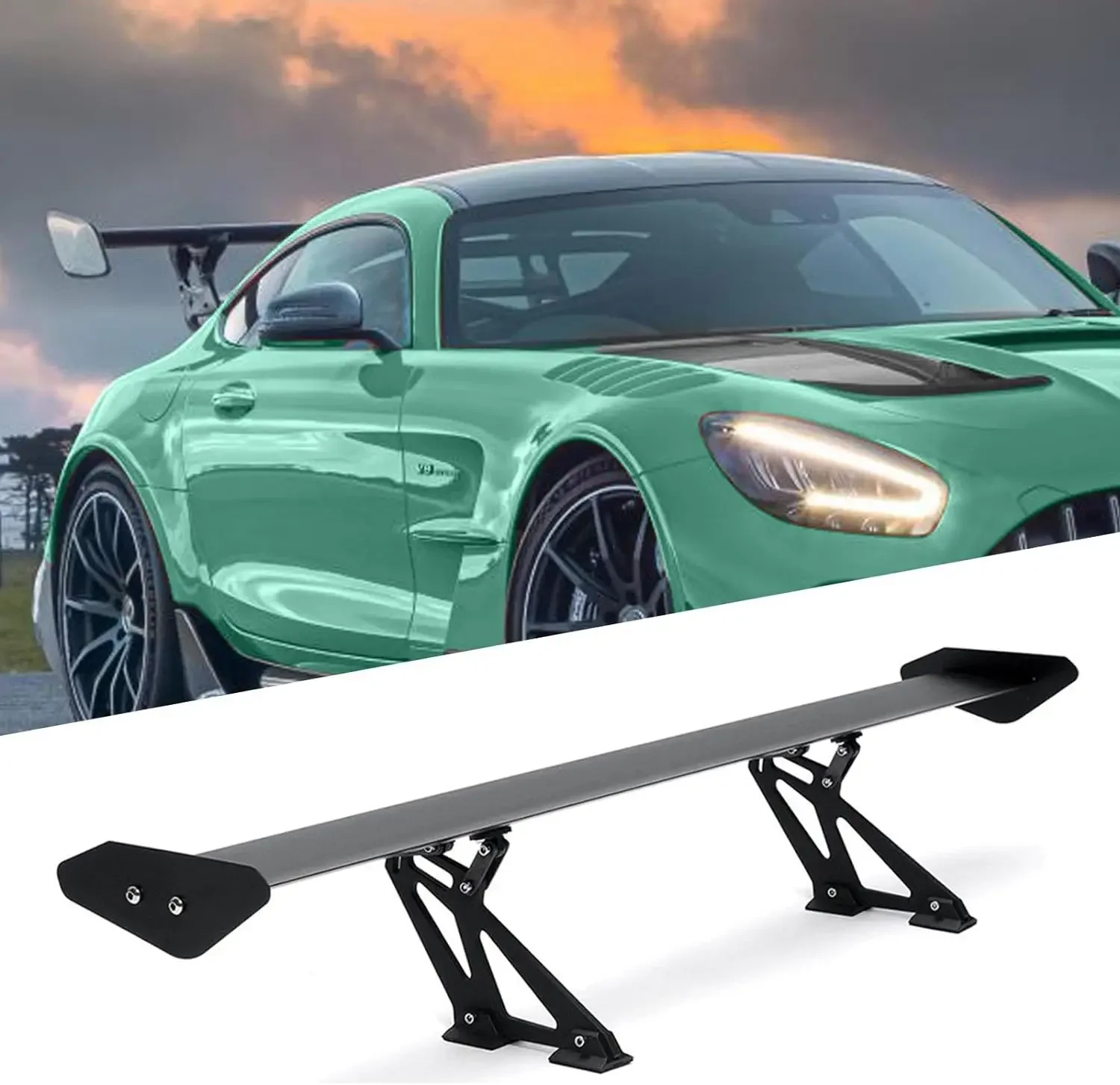 43-53-Car-Spoiler-Universal-Aluminum-Rear-Trunk-Adjustable-Angle-Racing ...