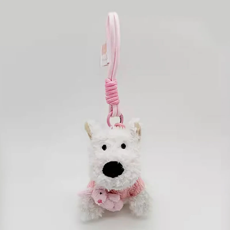 Creative-Puppy-Keychain-Cute-Small-Dog-Doll-Plush-Keychain-For-Bag ...