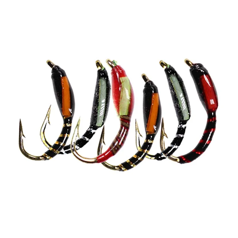 6-12Pcs-Lot-Epoxy-Nymph-Flies-Midge-Hegene-Buzzers-Trout-Fishing-Bait ...