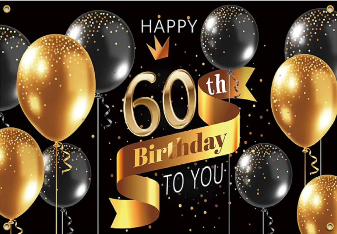 60th Birthday Background