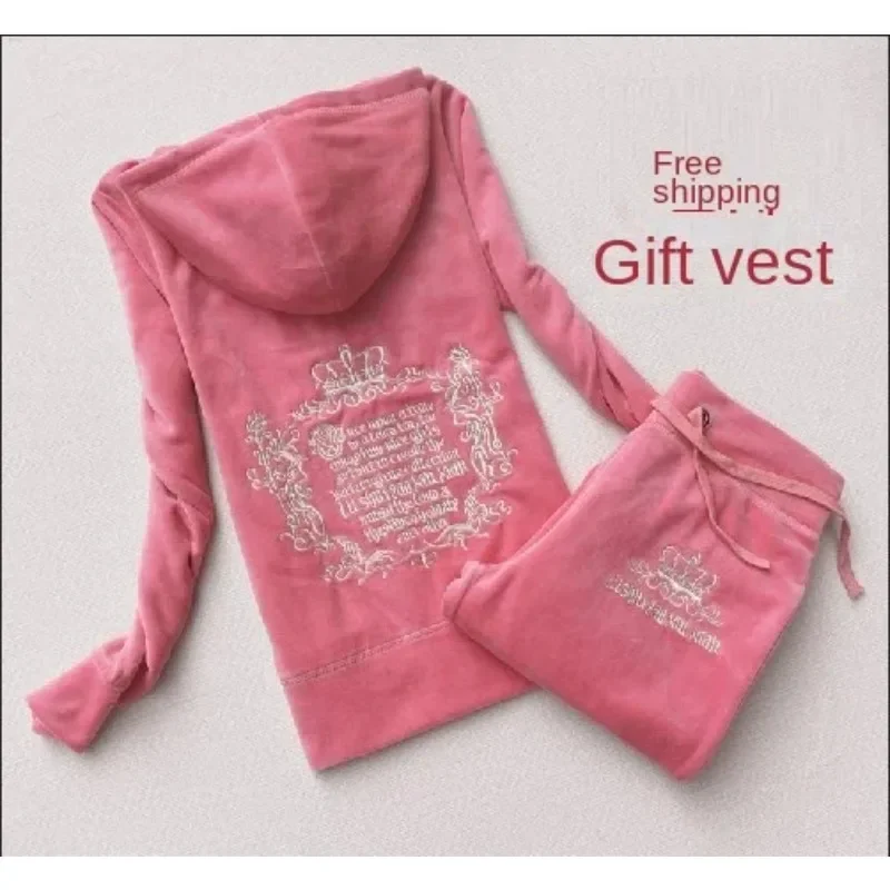 JC-Tracksuit-Women-Velvet-Women-s-Brand-Velour-Sewing-Suit-Women-Track ...