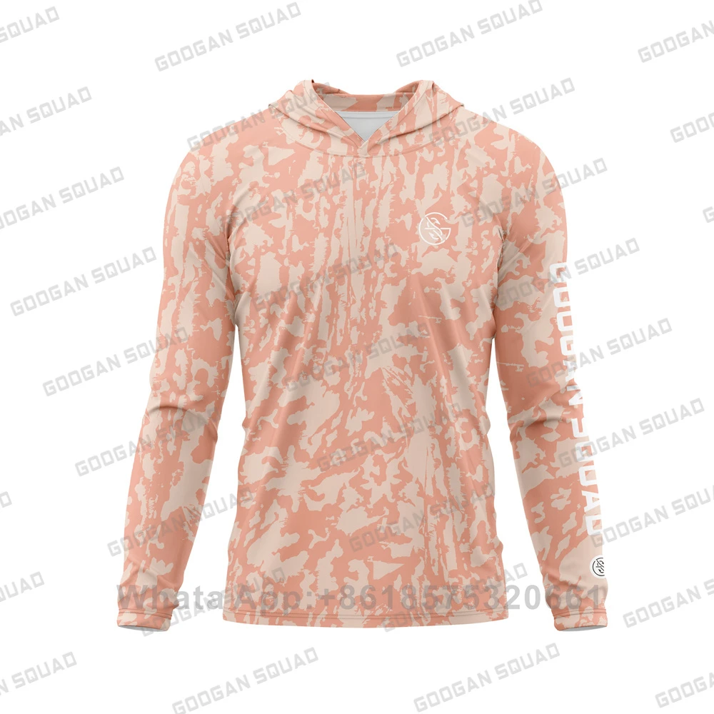 GOOGAN SQUAD UPF 50+ Fishing Hoodie, Sun Hooded Fishing Shirt, Sun ...