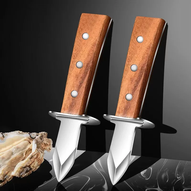 430 stainless steel thickened oyster knife aquatic shell prying shell ...