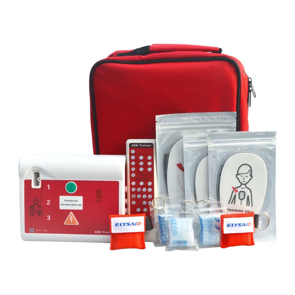 XFT-120C-AED-Trainer-Device-For-First-Aid-CPR-Training-Emergency-Rescue ...
